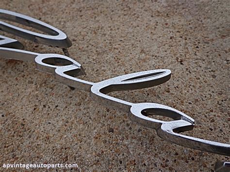 1962 Ford Galaxie 500 Quarter Nameplate Script Ap Vintage And Classic