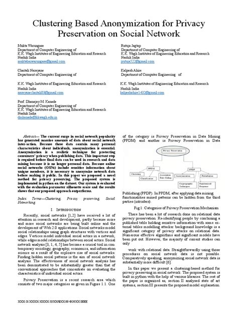 ieee paper format template download free pdf social network privacy