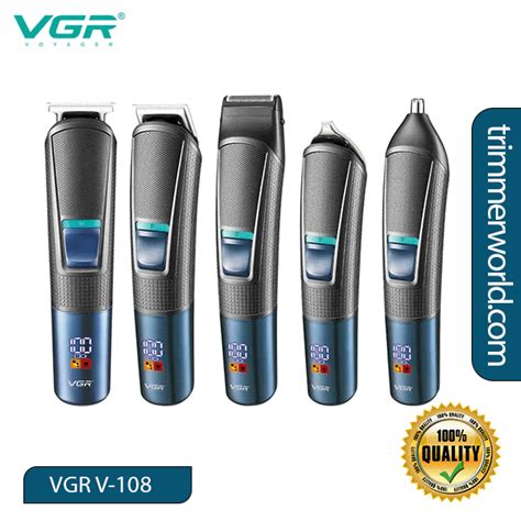 Vgr V 108 Professional 10 In 1 Grooming Kit Trimmer