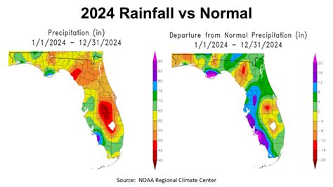 Monthly Rainfall Totals In Florida 2023 Weather Summary And 1st