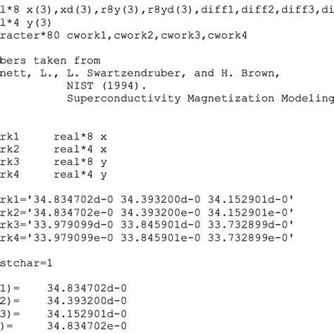 fortran program to illustrate precision conversion issues download table