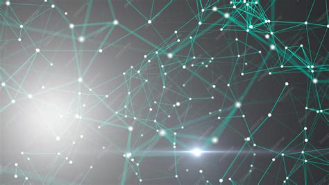 Premium Photo Abstract Connection Dots Technology Background Network