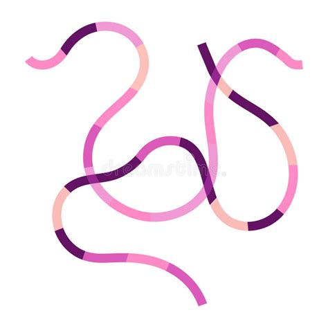 Naive Squiggle Pattern With Bright Colored Textured Wavy Lines On A Light Background Creative