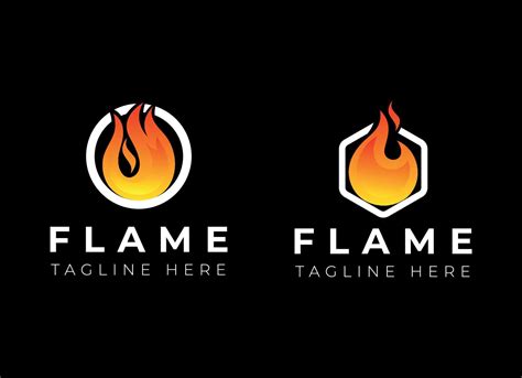 Fire Flame Logo Design Vector Template 15312487 Vector Art At Vecteezy