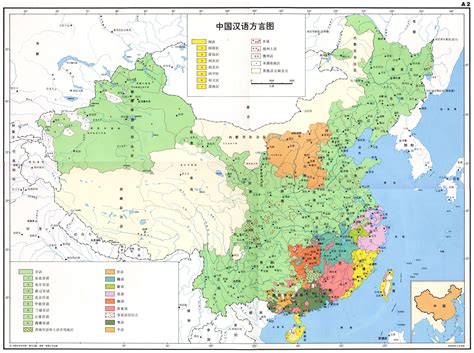 China Dialects Map