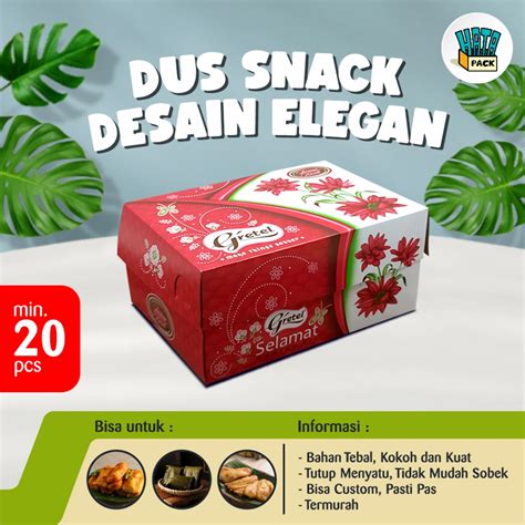 Jual Dus Kue Gretel Dus Snack Snack Box Gretel R3 10 X 15 Cm Dus