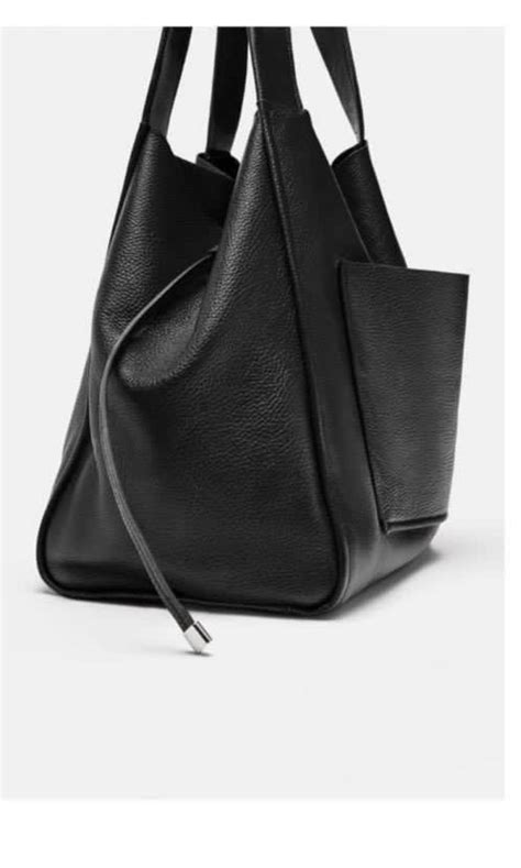 Zara Leather Tote Bag Luxury Bags And Wallets On Carousell