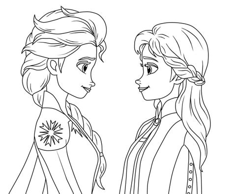 Målarbilder Elsa Och Anna Målarbilder Elsa Och Anna