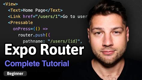 learn expo router complete tutorial youtube