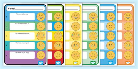 Trigger Chart With Simple Faces Teacher Made Twinkl
