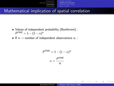 Random Field Theory In Functional Imaging Ppt