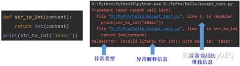 Python中的异常处理 知乎