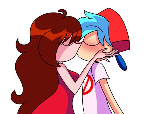 Bf And Gf Kiss In 2025 Cute Drawings Friday Night Boyfriend Kissing