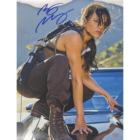 Fast And Furious Michelle Rodriguez Signed And Framed 11x14 Photo Ca