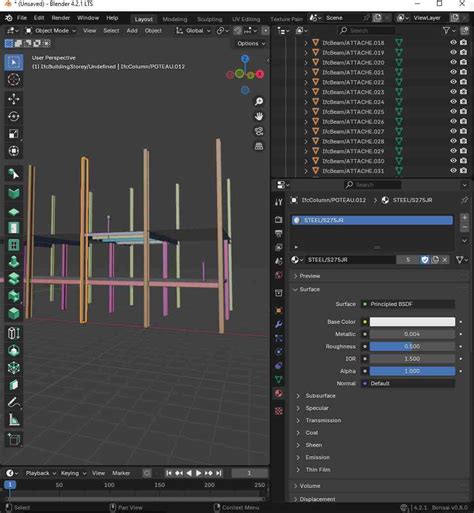 Python How To Export To Gltf With Viewport Display Color Instead Of Material Color