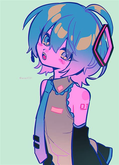 Hatsune Miku Vocaloid Drawn By Menmaenaic31 Danbooru