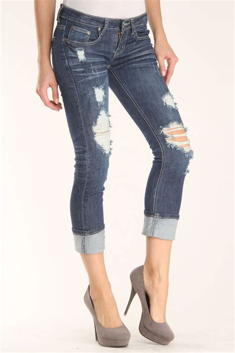 A7 Jolene Jeans In Denim - Beyond the Rack -- love the jeans with the ...