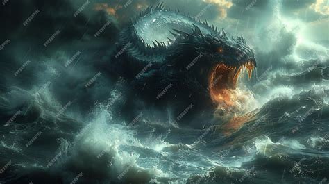 Myth Of Jormungandr World Serpent Encircling Earth Ancient Norse