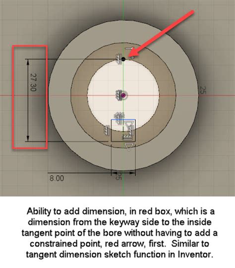 create sketch dimension to tangent autodesk community