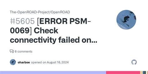 Error Psm 0069 Check Connectivity Failed On Vdd · Issue 5605 · The