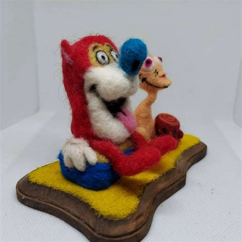 Ren And Stimpy Plus Log Wool Felted Sculpture Album On Imgur