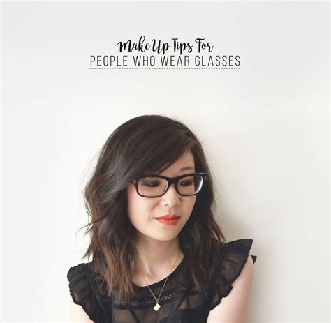 Make Up Tips For Glasses Wearers With Before And After Pics Temporary