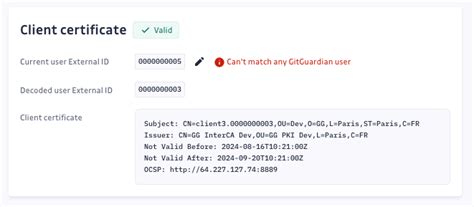 Certificate Based Authentication Gitguardian Documentation