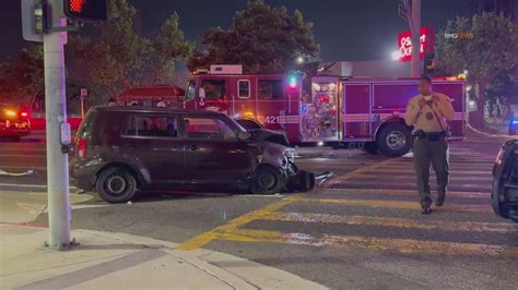 Alleged Street Takeover Crash Leaves Woman Dead In South Los Angeles Ktla
