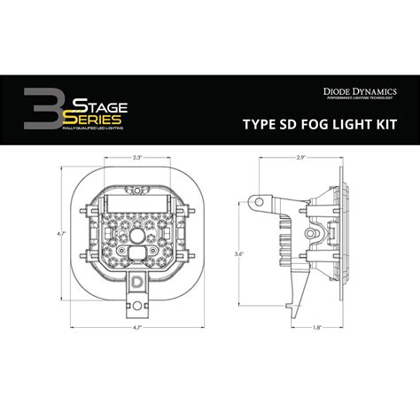 Diode Dynamics Fog Light Kit Dd7098
