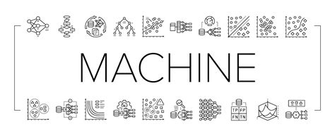 Machine Learning Algorithm Model Icon Set Design 69383267 Vector Art At Vecteezy