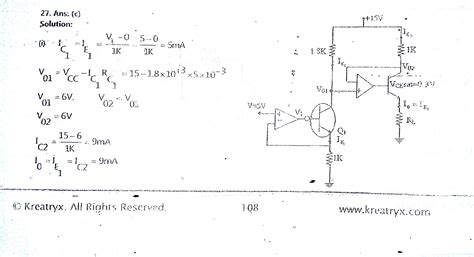 Operational Amplifier Opamp Bjt Mixed Circuit Analysis Electrical