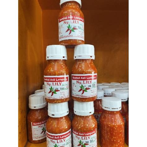 Jual Termurah Ny Lily Sambal Sambel Bawang Putih Lampung Ny Lily 100 Asli Lampung Exp 1tahun