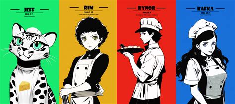 Artstation Persona 5 Art Style Character Concept Art