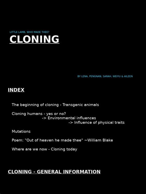 Cloning Pdf