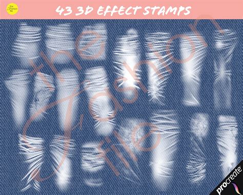 Procreate Denim Brushes Bundle — The Fashion File