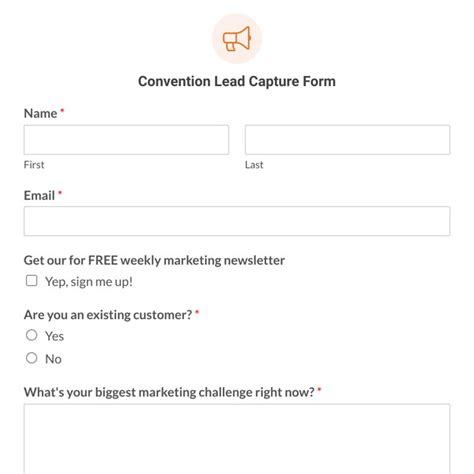 Customizable35 Lead Capture Form Templates Customize Yours Today