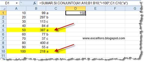 Las Posibilidades De Sumaproducto En Excel Excel Foro Un Blog De Excel