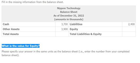 Nippon Technology Balance Sheet As Of December 31