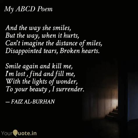 And The Way She Smiles B Quotes And Writings By Faizullah Khan