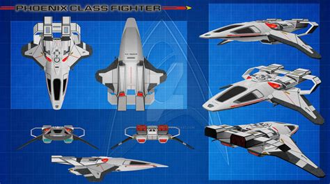 Phoenix Class Fighter Spec Sheet By Scifi Shipyards On Deviantart