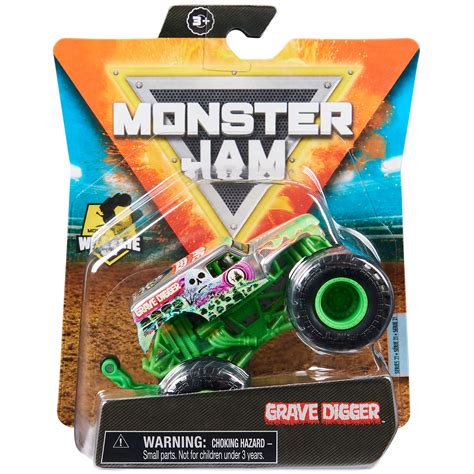 Monster Jam Official Grave Digger Die Cast Truck Legacy Series 164