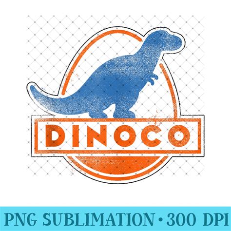 Disney Pixar Cars Iconic Dinoco Dinosaur Logo Digital Png Inspire Uplift