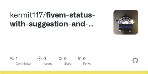 Github Kermit Fivem Status With Suggestion And Bug Reports