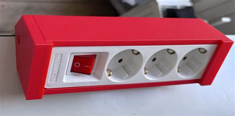 Angled Desk Power Socket Lidl By Marcelmakerworld Download Free 3d