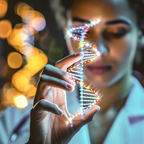 Premium Photo Animated Visualization Of Dna In Molecular Biology