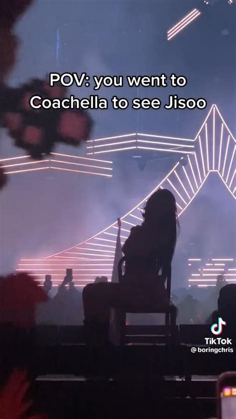 Jisoo ️ Video Black Pink Coachella