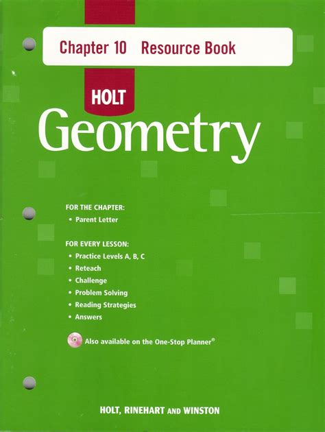 Holt Geometry Chapter 10 Resource Book 9780030427879 Holt