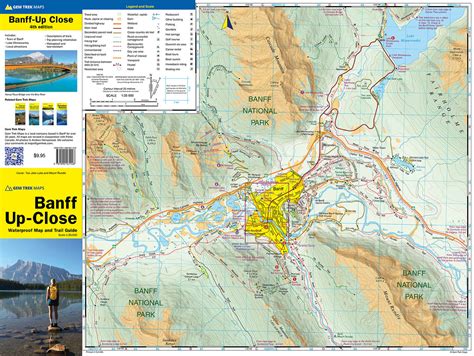 Banff Up Close Map Banff National Park