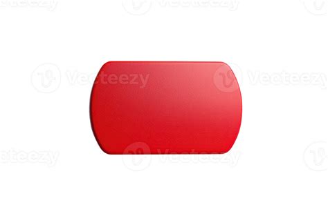 A Smooth Rounded Red Shape With A Glossy Finish 54982887 Png