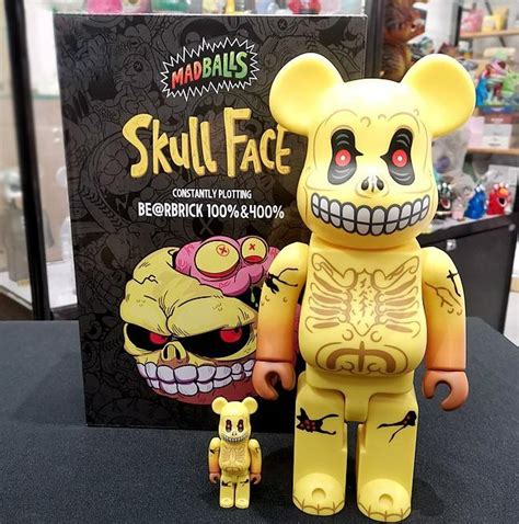 Mô Hình Bearbrick Skull Face Luxity